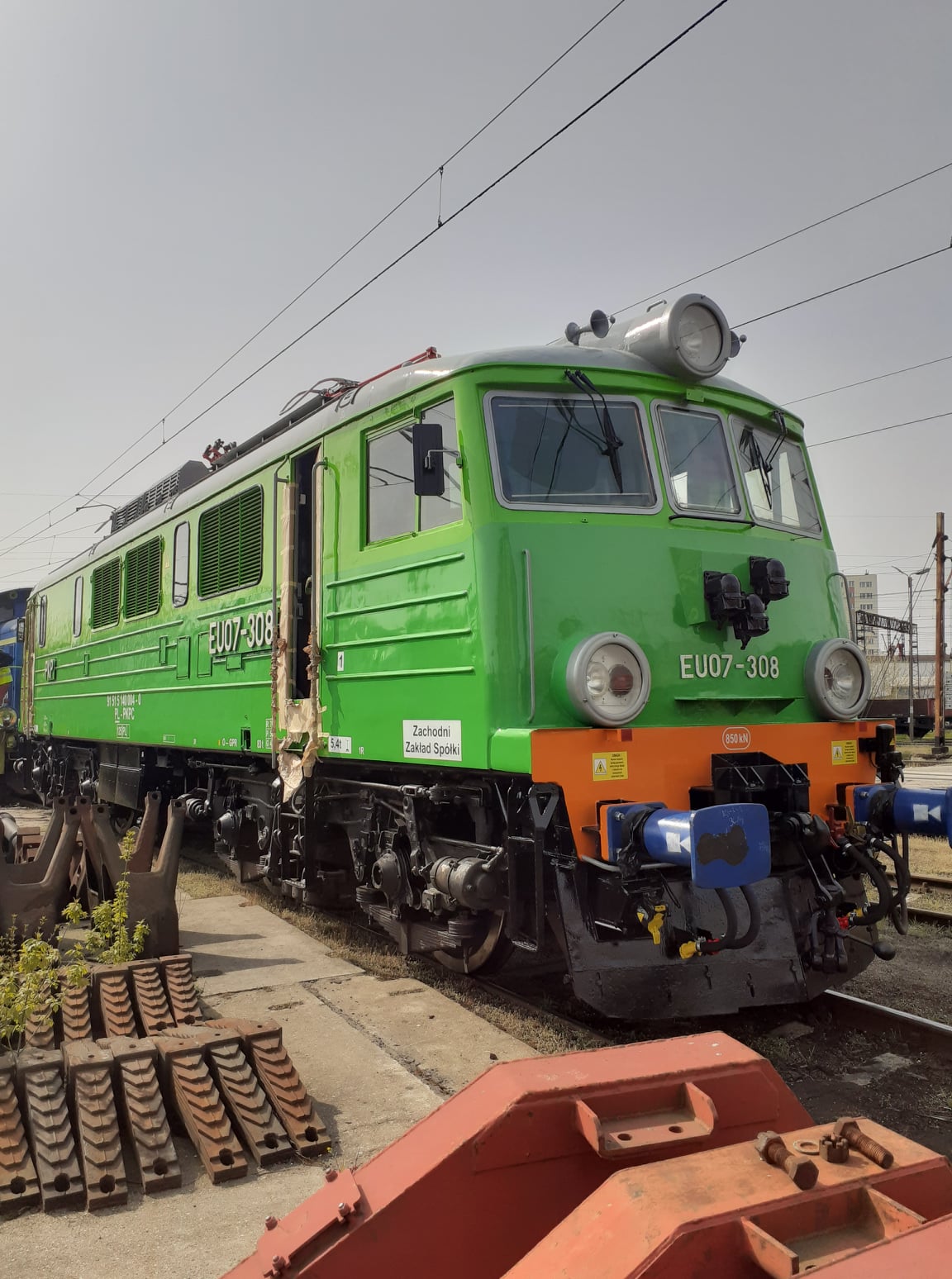EU07-308 ponownie w zielonych barwach! - Portal Ilostanu Pojazdów ...