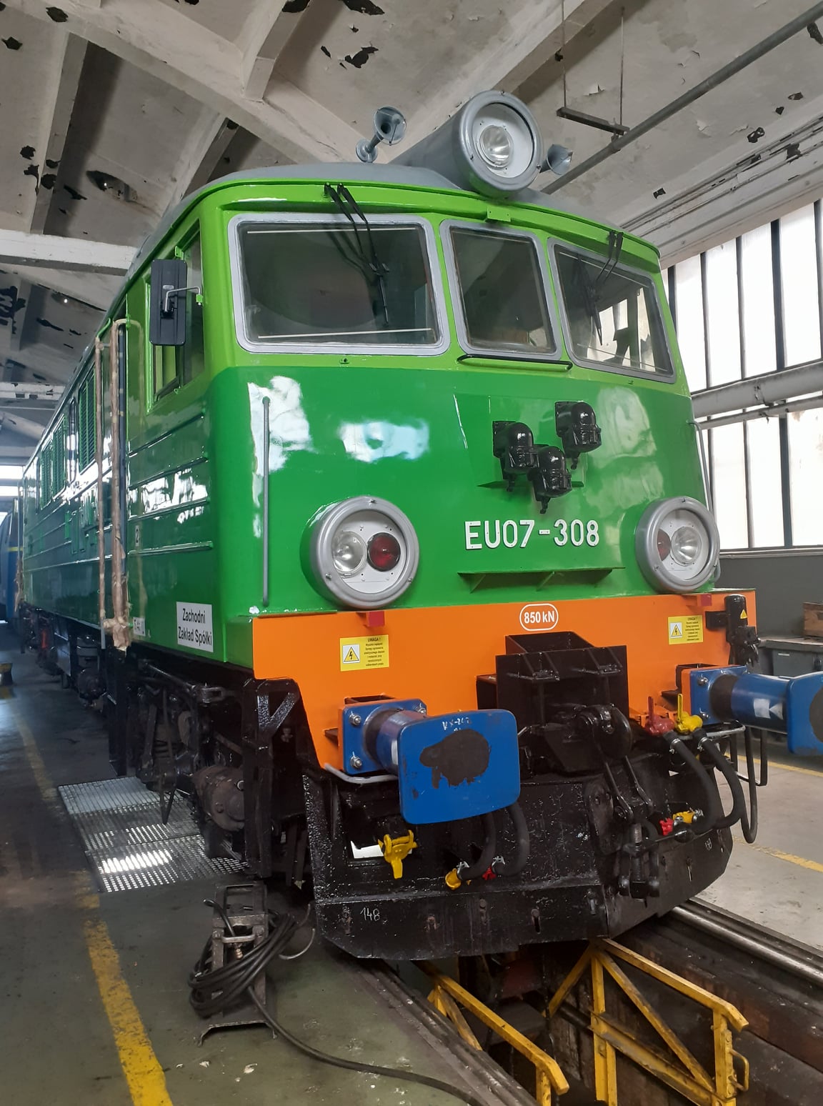 EU07-308 ponownie w zielonych barwach! - Portal Ilostanu Pojazdów ...